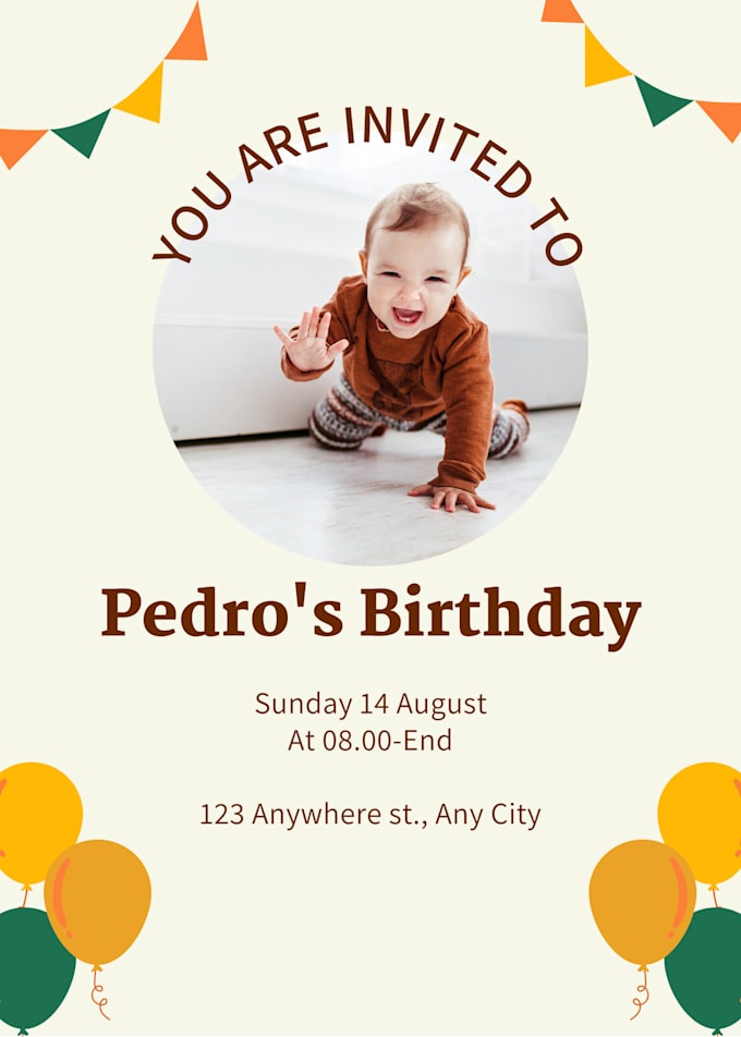 Design an animated birthday invitation card for kids by Zsyilmaz | Fiverr