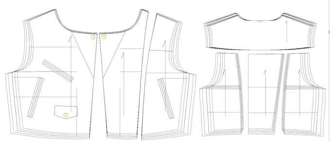 Make clothing sewing pattern and grading by Motalebpattern | Fiverr