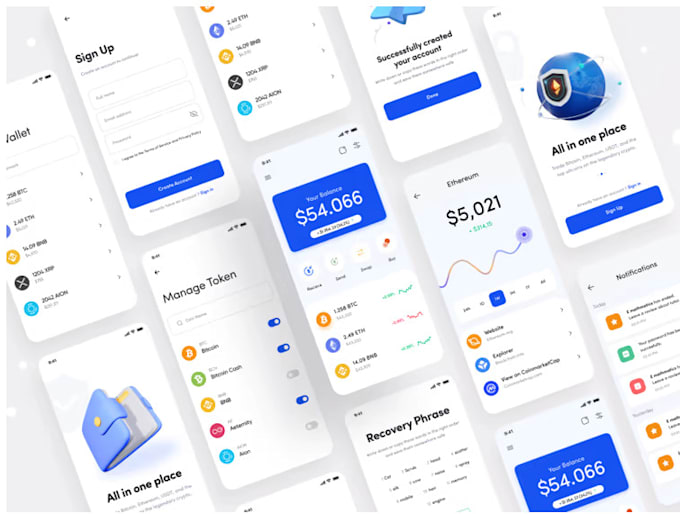 Do ui ux design, website, dashboard, mobile app ui ux design by Matic54 | Fiverr