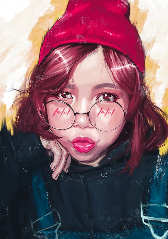 Draw your photo into digital painting by Maweeart | Fiverr