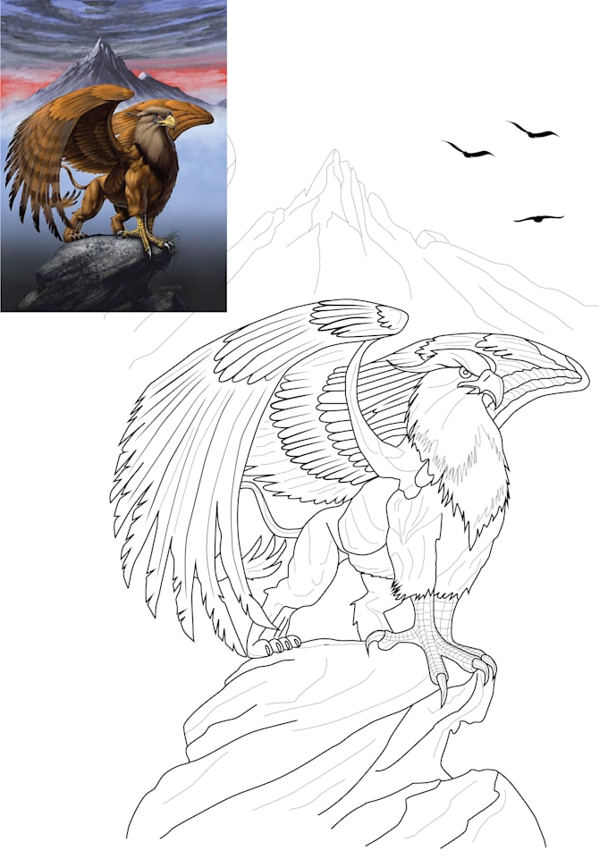 Create line art from any image for coloring book page by Yana_lisovets ...