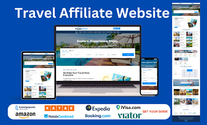 Create travel affiliate website with travelpayouts for passive income ...