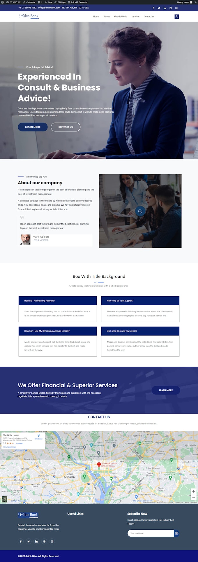 Create theme install and demo input in your wordpress website by Dev_sathi | Fiverr