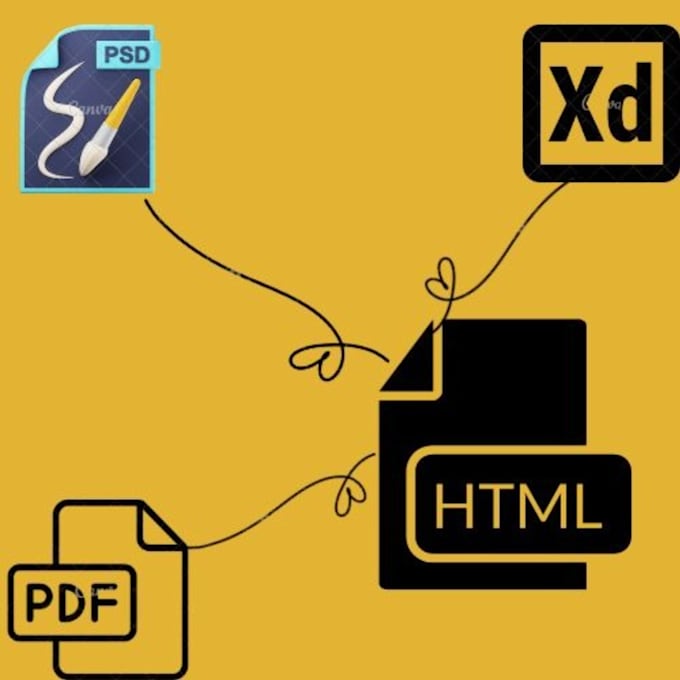 Convert psd to html, pdf to html, xd to html responsive bootstrap by ...
