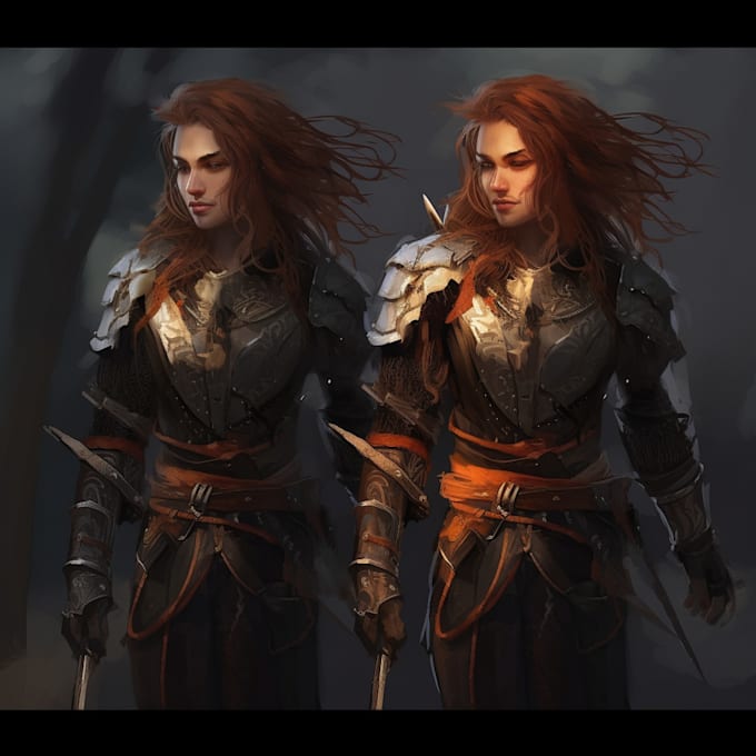 Create a medieval fantasy character by Arthur_engeler | Fiverr