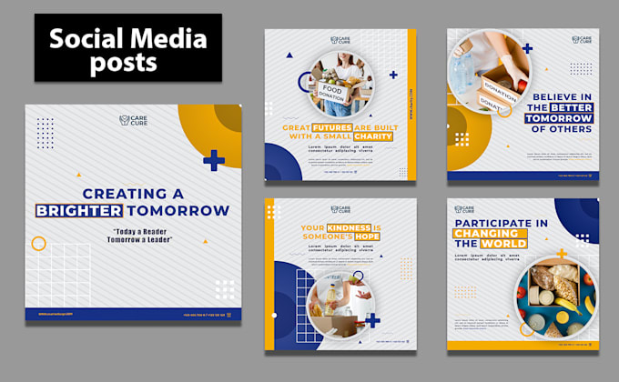 Do social media design instagram and facebook post, ads, banner in 8 ...