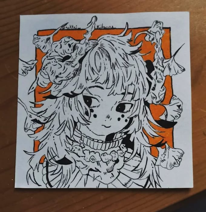 Custom a4 liner drawings by Kitsucam | Fiverr