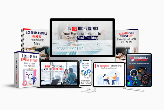 Design 2d, 3d ecover bundle online course cover digital product mockup ...