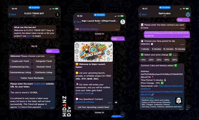 Build a powerful telegram bot for crypto, automation, or games by ...