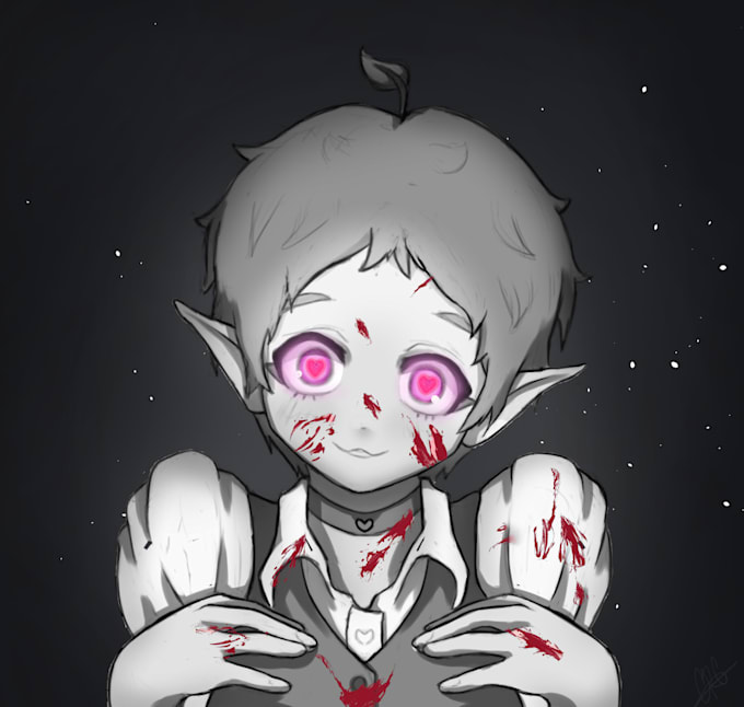 Draw any character you have in mind by Heladoodementa | Fiverr