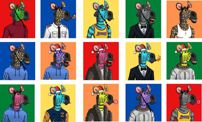 Draw custom nft art design and generate nft collection by Mannoun1 | Fiverr