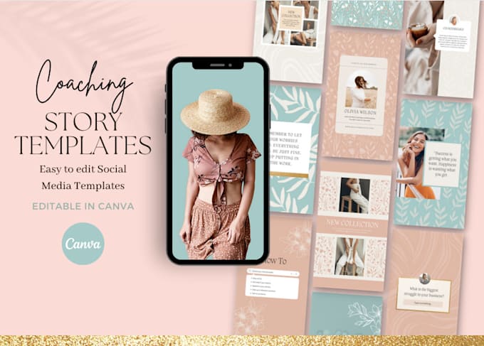 Provide beautifully crafted instagram templates by Jadoretemplates | Fiverr