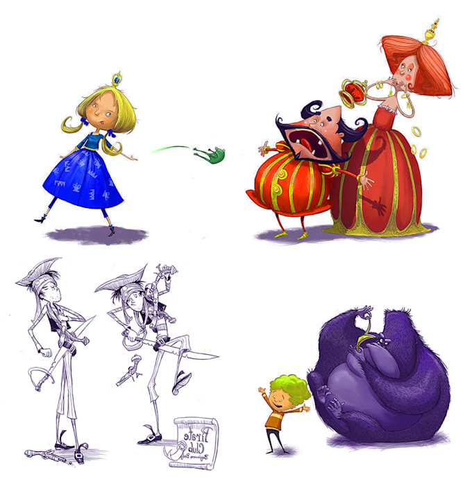 Be children book illustrator for kids book illustration by ...