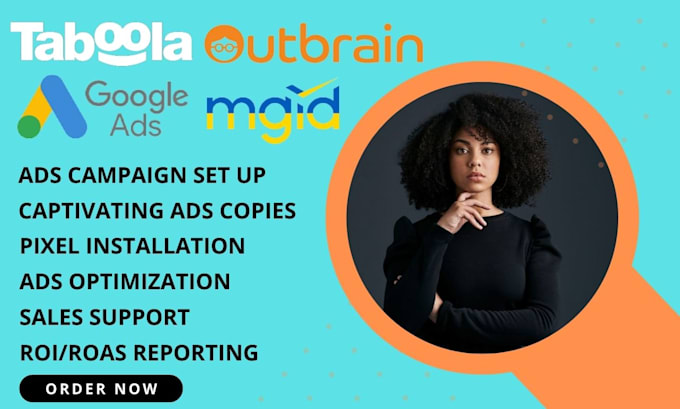 Setup taboola ads, outbrain ads, google ads and native ads campaign by Lydiaisola | Fiverr