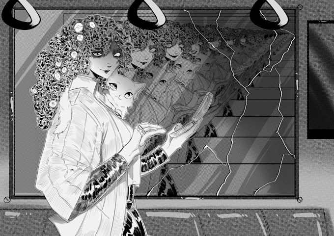 Draw anime horror junji ito style by Raitvisualworks | Fiverr