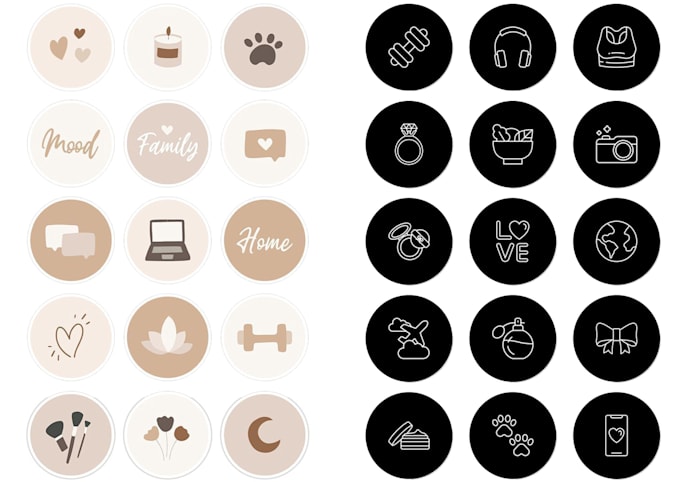 Create instagram story highlights cover icons design by Brahimramli731 ...