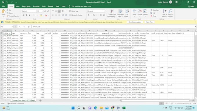 Do excel data cleaning, formatting, compiling, and merging bulky excel ...