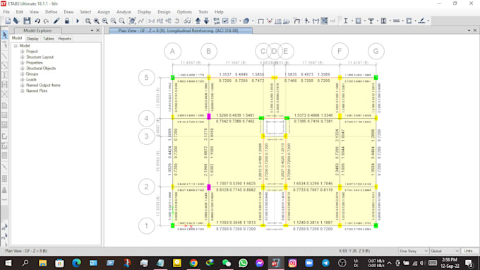 Create etabs model for structural analysis by Asrafulislam35 | Fiverr