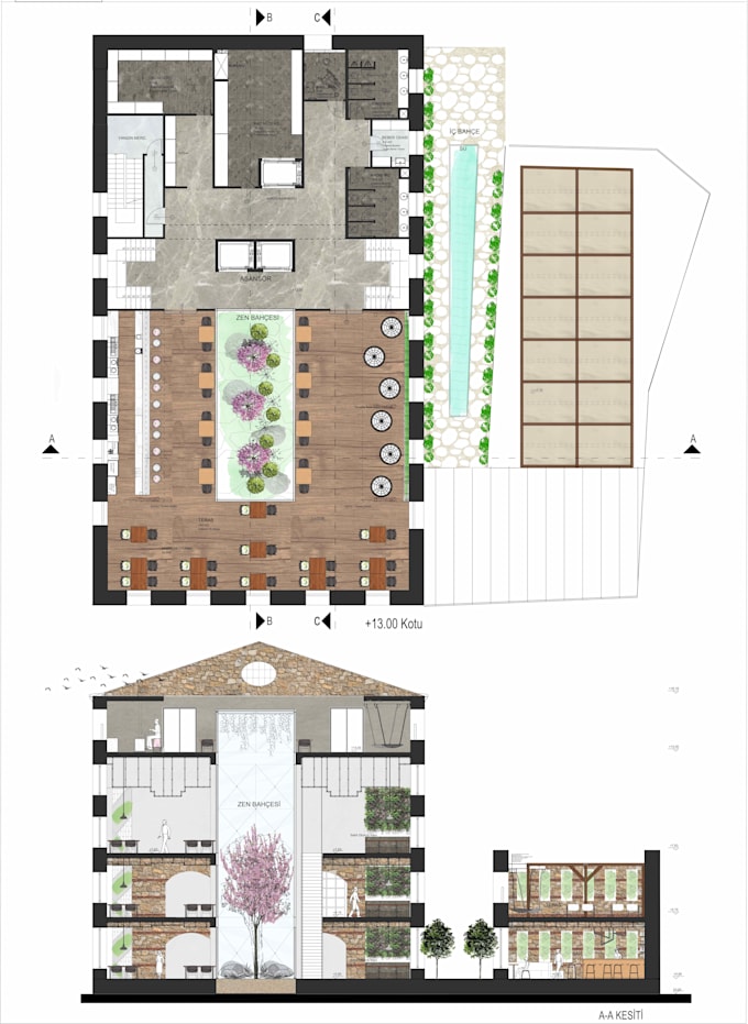 3d model, 2d design, plan painting, photography and animation rendering ...