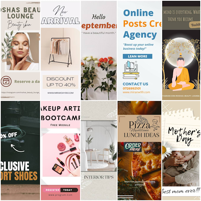 Design creative social media posts for your ads by Miranz_design | Fiverr