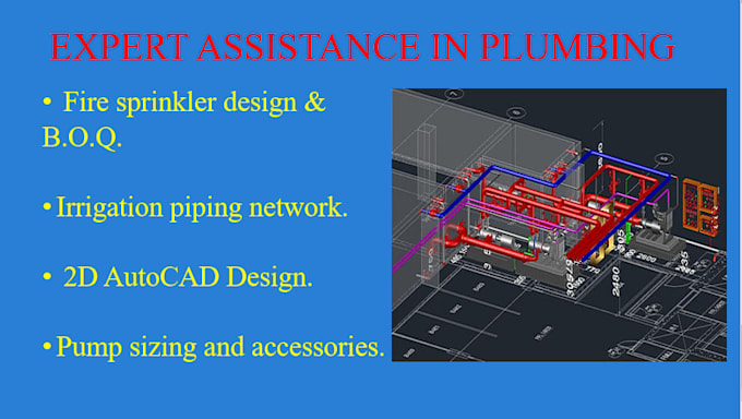 Do design, drawings and calculations in plumbing by Designer_charle ...