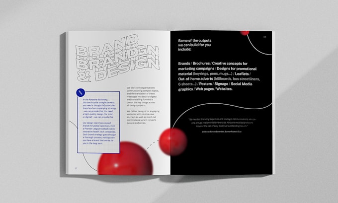 Design clean minimal editorial brochure for print by Helloancastudio ...