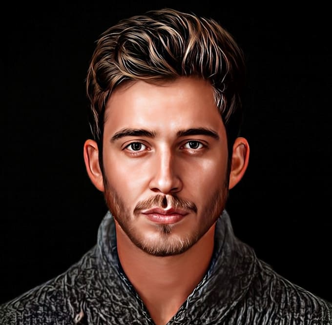 Draw amazing cartoon portrait from your photo by Eliganceway | Fiverr