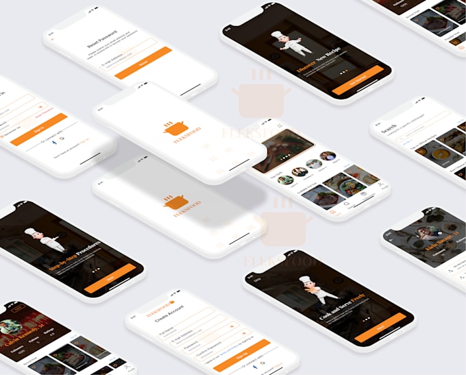Design mobile app ui with clickable prototype by Tourmie_lek | Fiverr