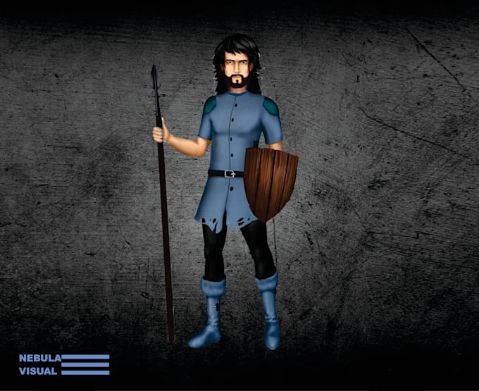 Concept art, amazing game character, 2d character, 2d asset, game ...