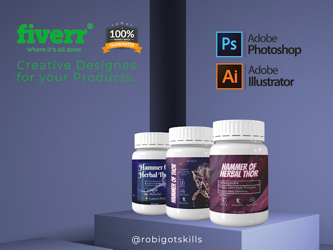 Create unique lebel designes for your products by Robigotskills | Fiverr