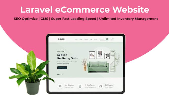 Design and develop custom ecommerce website in laravel by Waytoarticles | Fiverr
