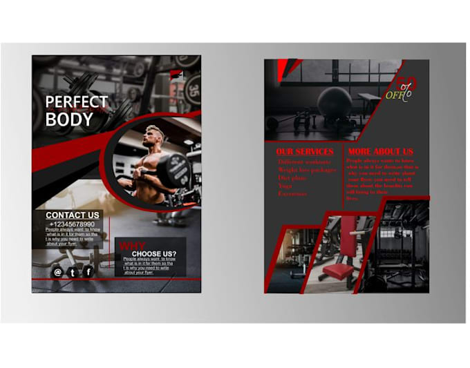 Design awesome medical, educational, business, travel, corporate flyers ...