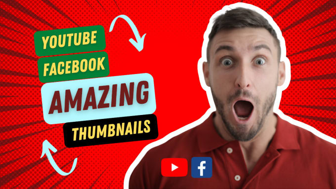 Design amazing youtube and facebook thumbnails for you by Farrukhh25 ...