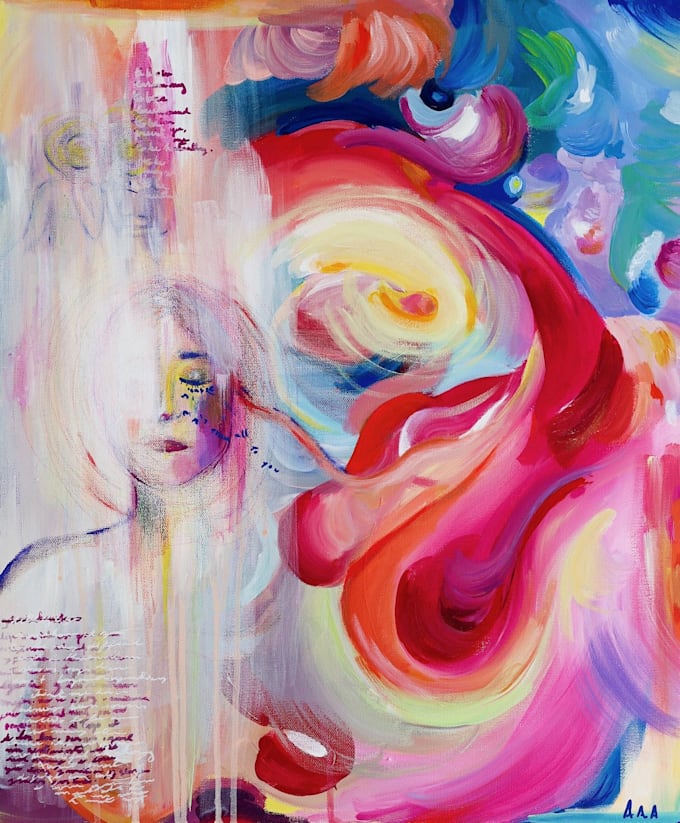 Paint unique acrylic or watercolor art for you by Andreaaaguilar | Fiverr
