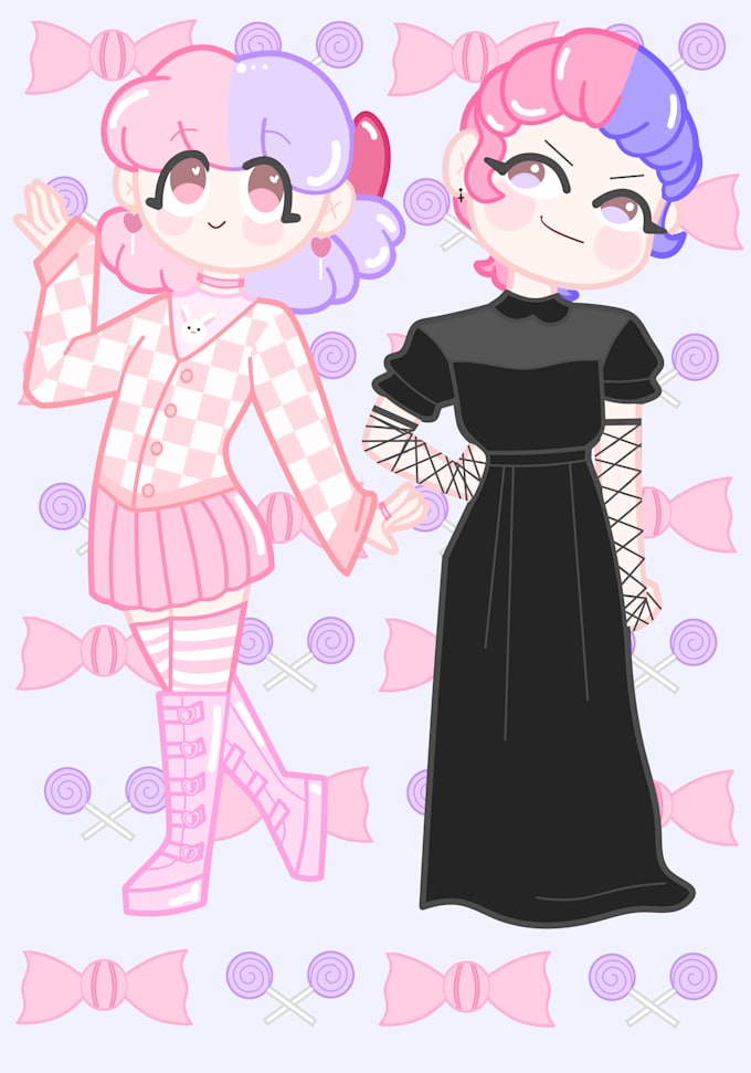 Draw your character or other thigs, wherever by Mrssweelie69 | Fiverr