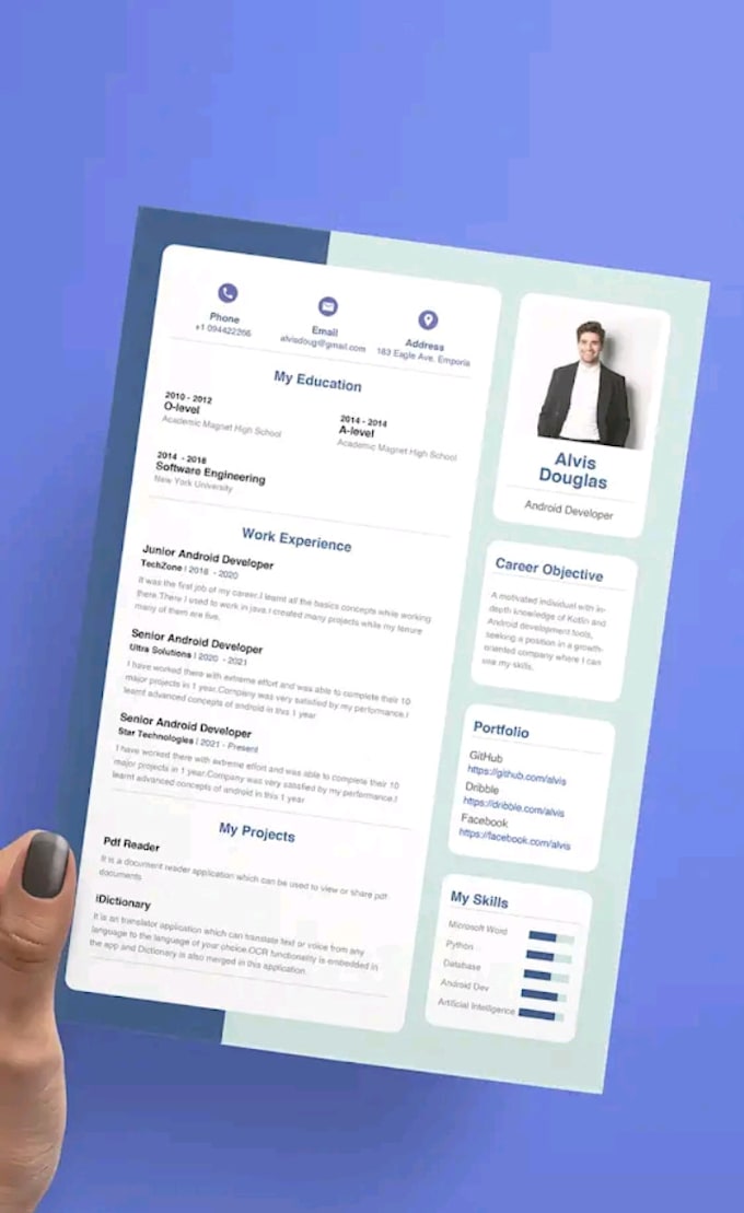 Create an accurate and professional cv by Medprodali | Fiverr
