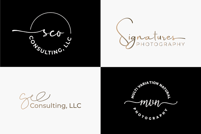 Design custom text wordmark typography letter signature font logo by ...