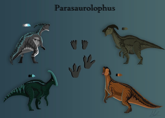 Draw a ref sheet for your animal or creature oc by Hipsumipsu | Fiverr