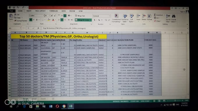 Do microsoft excel spreadsheet and data entry by Madeehaazam | Fiverr Do microsoft excel spreadsheet and data entry by Madeehaazam | Fiverr