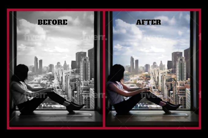 Coloring and restore your old black and white photo by Sidali019 | Fiverr