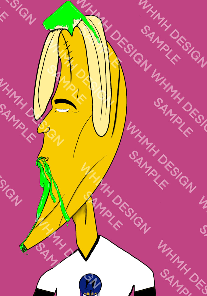 Create toxic bananas however you like by Whmh_designs | Fiverr