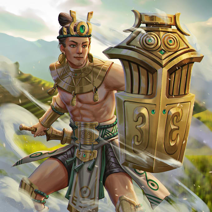 Bring to life your character in an epic illustration by Warren1905 | Fiverr