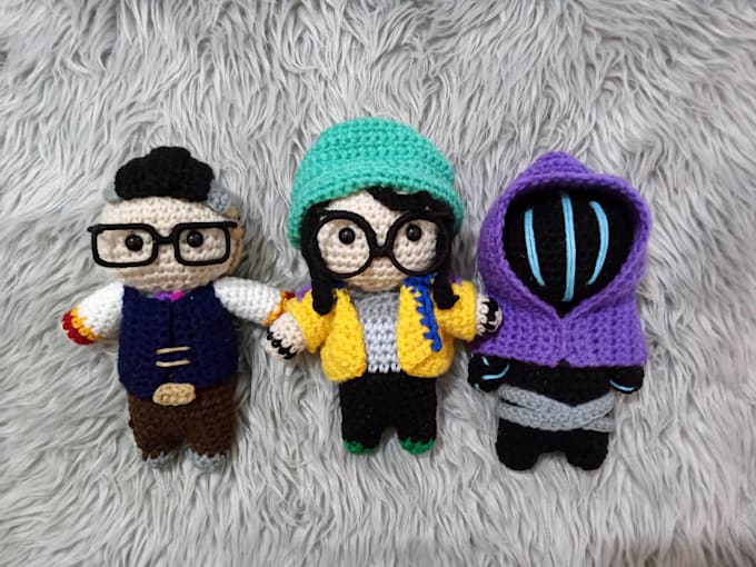 Make any crochet character items for you by Erinchii | Fiverr