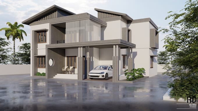 Design 3d elevations and renderings by Diyapradeep_99 | Fiverr