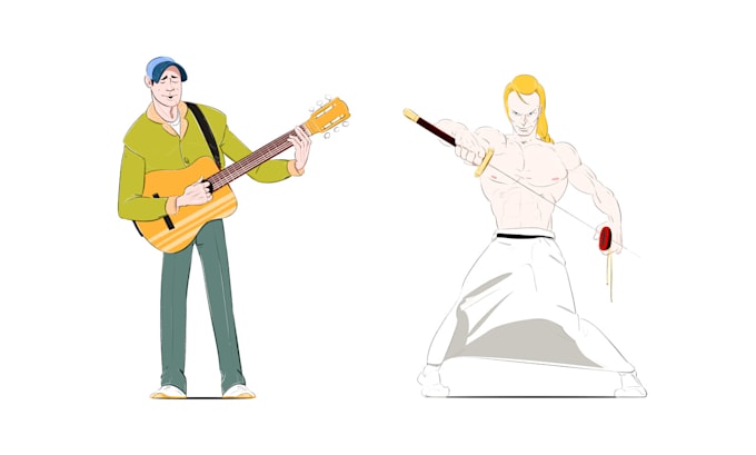 Draw mixing my style with your request by Luisfelipepizar | Fiverr