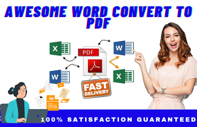 Amazing convert word to pdf file by Sofiaaqeel | Fiverr