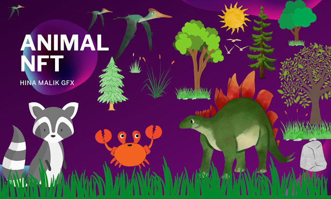 Draw high quality animal nft with traits for nft art collection by ...