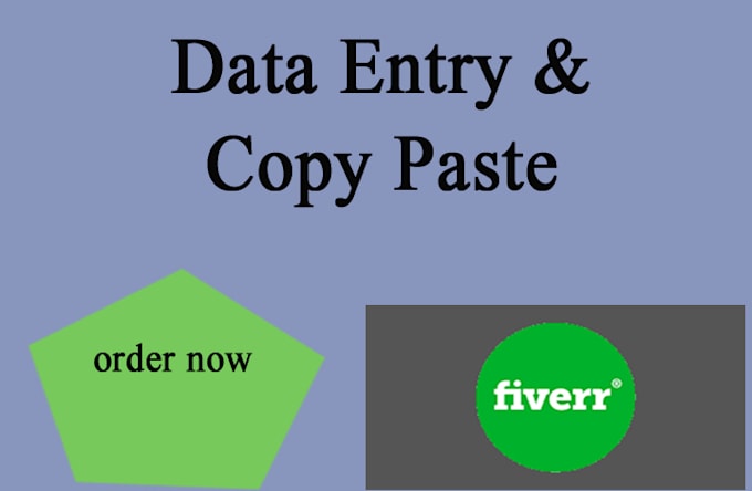 Do copy paste and data entry by Pkmalo90 | Fiverr
