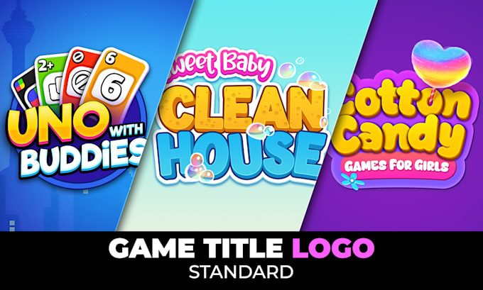 Design game title logotype for your games by Hosseinart | Fiverr