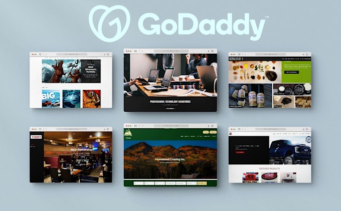 Design and redesign godaddy website professionally by Fatirzaib34 | Fiverr